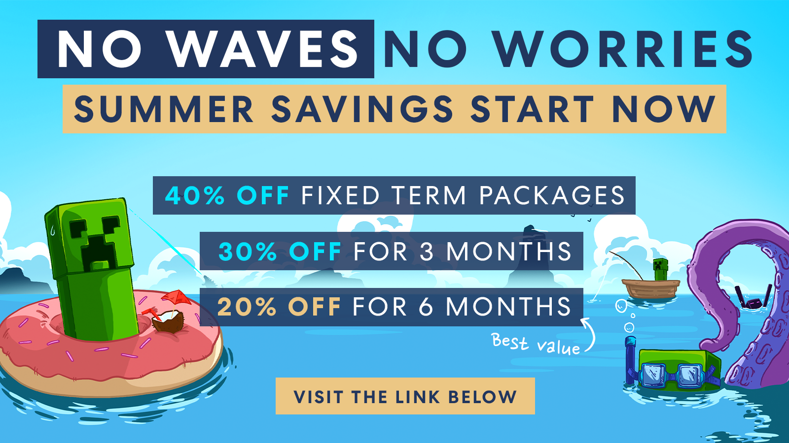 No Waves, Just Saves | CreeperHost